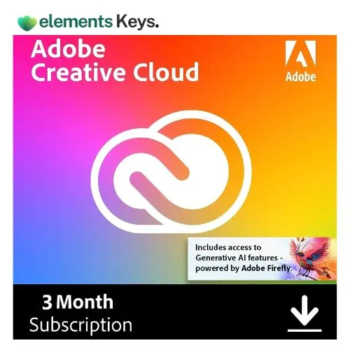 Buy Adobe Creative Cloud All Apps 3-Month Redeem Code