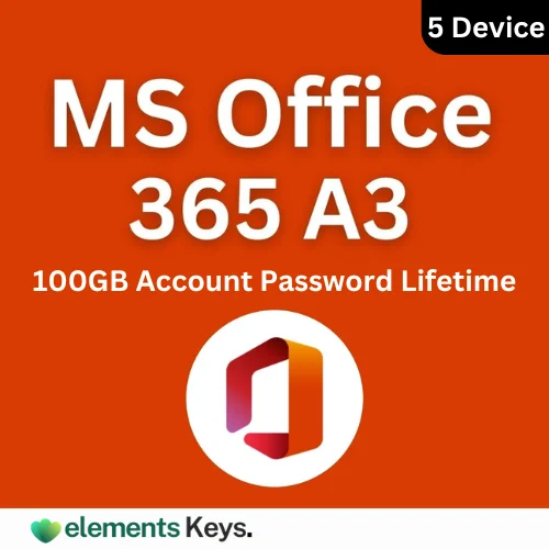 Buy Microsoft Office 365 A3 5-Device 100GB Lifetime License